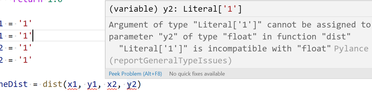 Quick fixes for type conversions · Issue #582 · microsoft/pylance ...