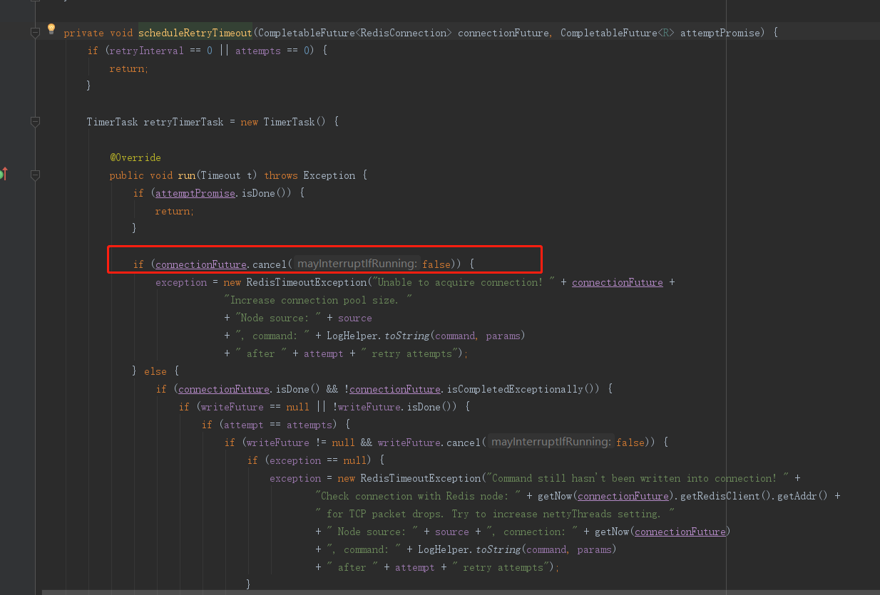 why cancel connectionFuture? · Issue #5215 · redisson/redisson · GitHub