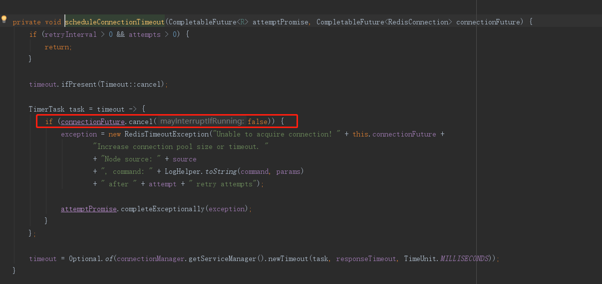 why cancel connectionFuture? · Issue #5215 · redisson/redisson · GitHub