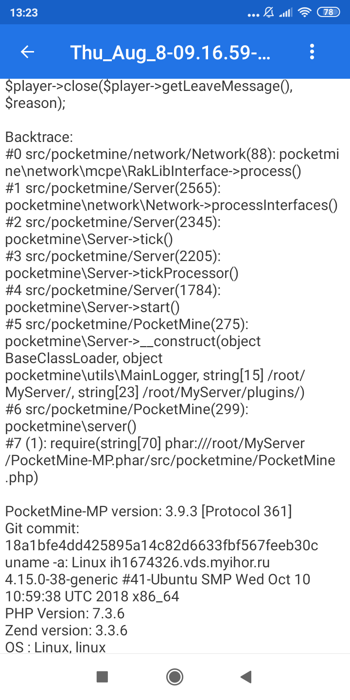 RakLib Thread crashed. HELP · Issue #3086 · pmmp/PocketMine-MP · GitHub