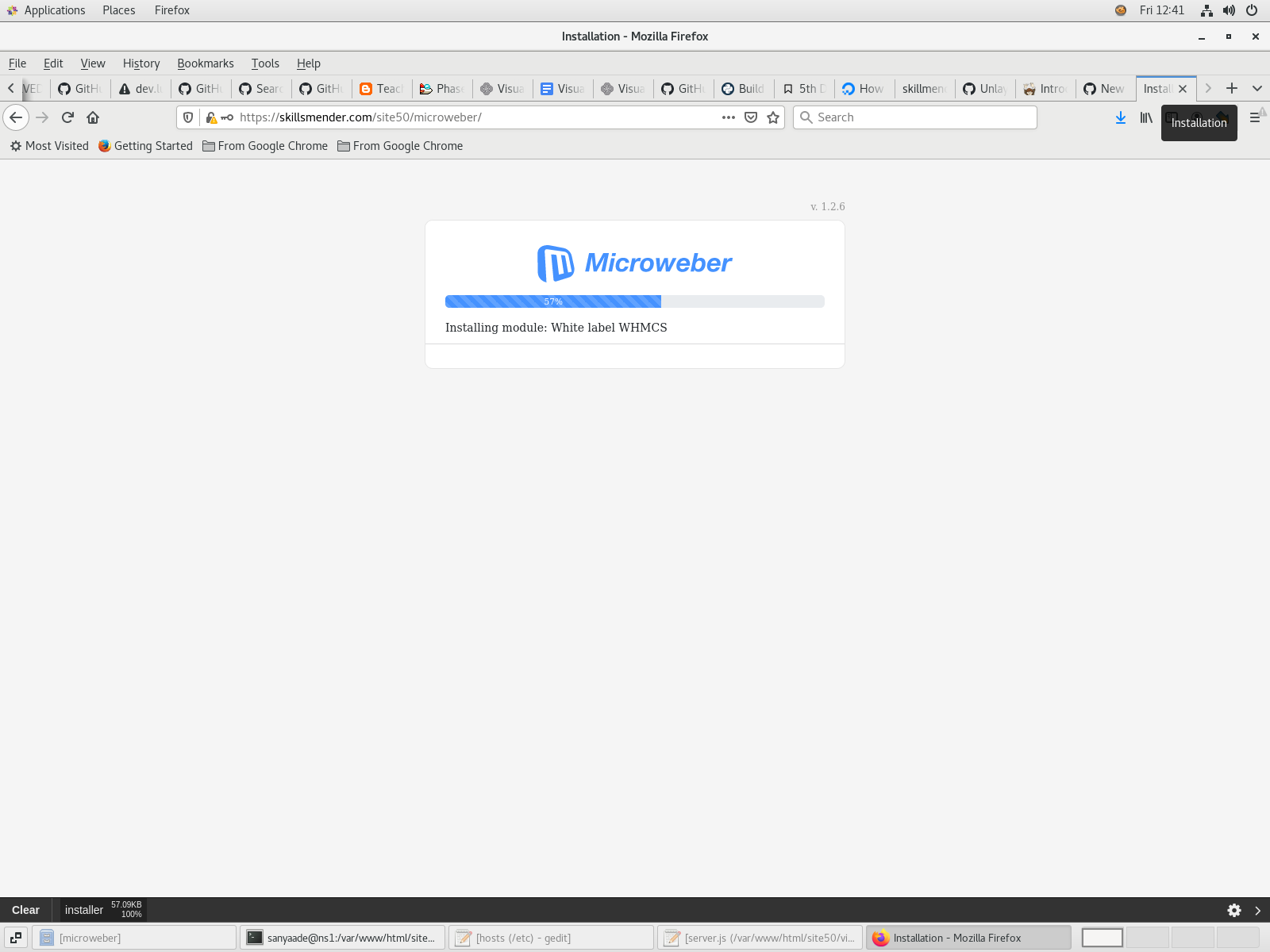 Microweber hanged during installation · Issue #744 · microweber/microweber · GitHub