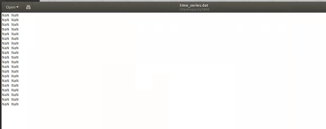 Use a extract_one_time_series.csh script to extract the time series occurrence values of points ...