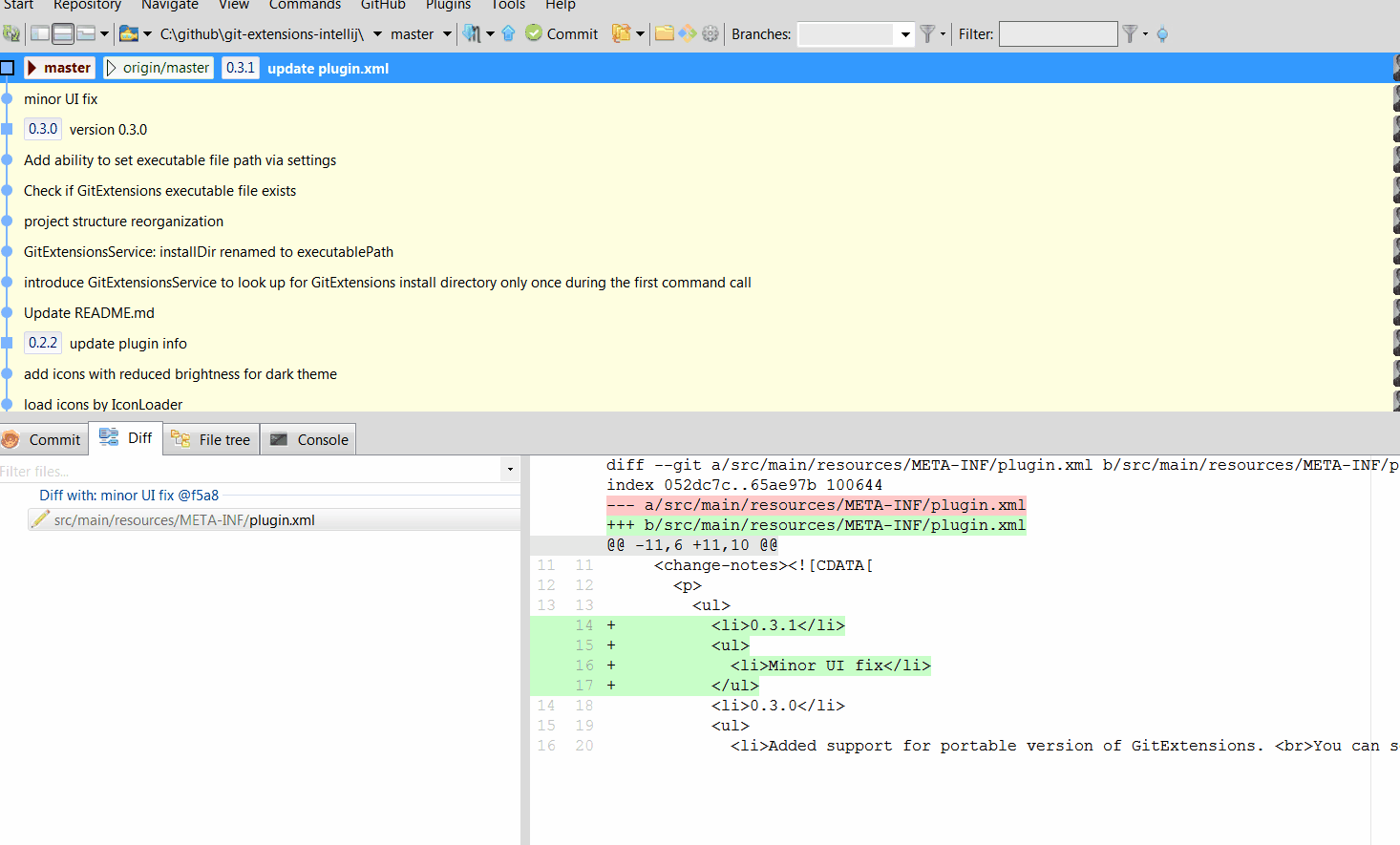 Cannot select file in Diff tab · Issue #6034 · gitextensions/gitextensions · GitHub
