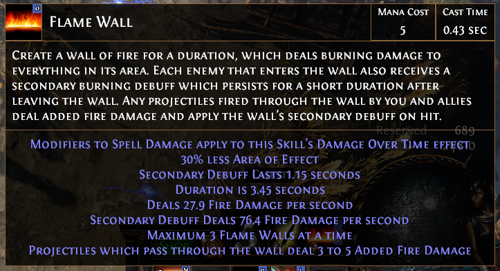 Concentrated Effect increasing Flame Wall's Secondary Damage · Issue ...