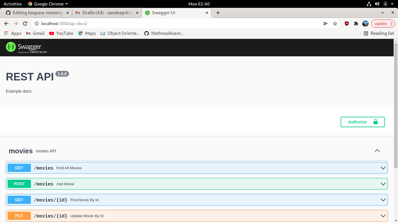 GitHub - sandeepsrk/haspace-movieApp: A sample movie listing app created with ReactJS, ExpressJS ...