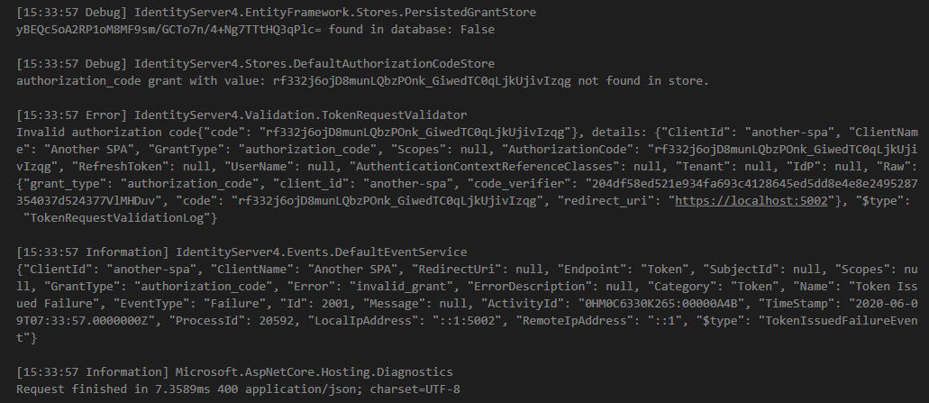 400 Bad Request Angular Oidc Identityserver · Issue 483 · Damienbodangular Auth Oidc