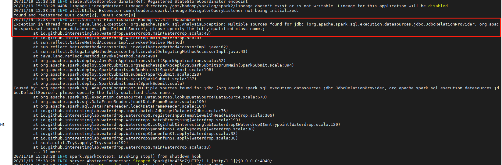 使用1.x版本，input从mysql中读取数据，jdbc连接会出现错误 · Issue #586 · apache/seatunnel · GitHub