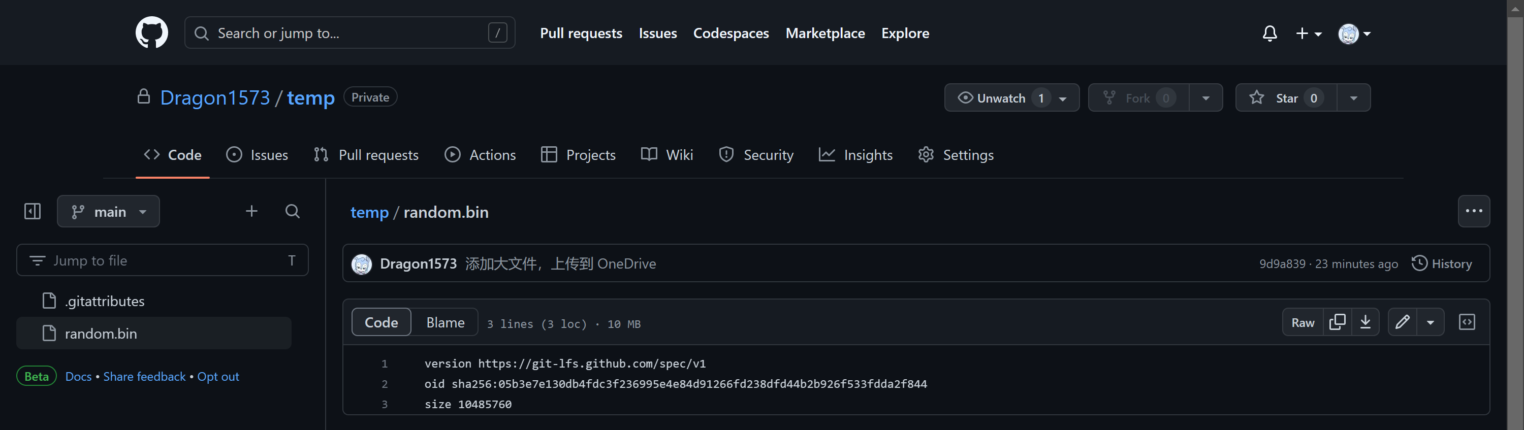 Git Lfs One 如何关闭 Git Push 过程中向 Github 自动上传 Lfs 文件？ · Issue 4 · Zhxxchgit Lfs One · Github