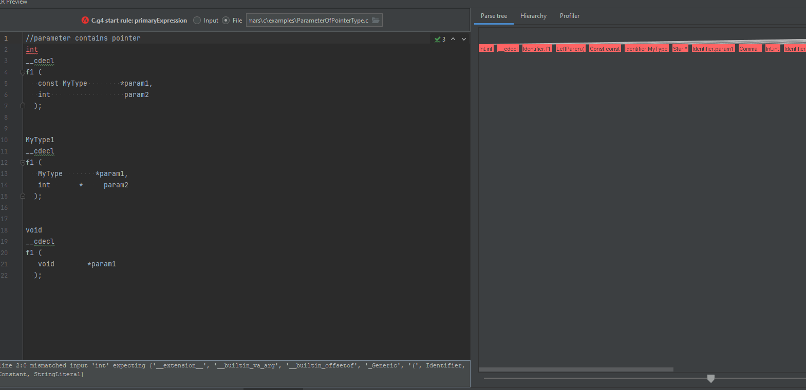 The grammar for the C language is incorrect · Issue #3179 · antlr/grammars-v4 · GitHub