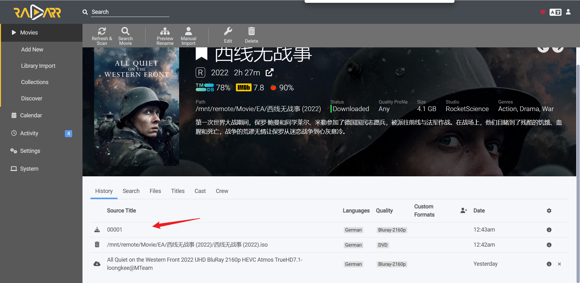 Unable to recognize BluRay disc correctly · Issue #8286 · Radarr/Radarr · GitHub
