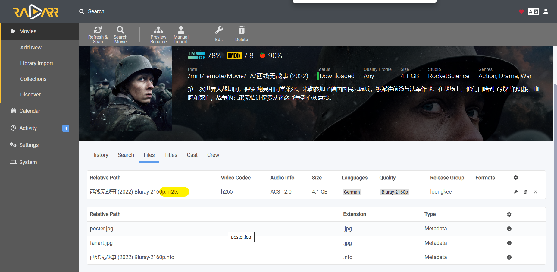 Unable to recognize BluRay disc correctly · Issue #8286 · Radarr/Radarr · GitHub