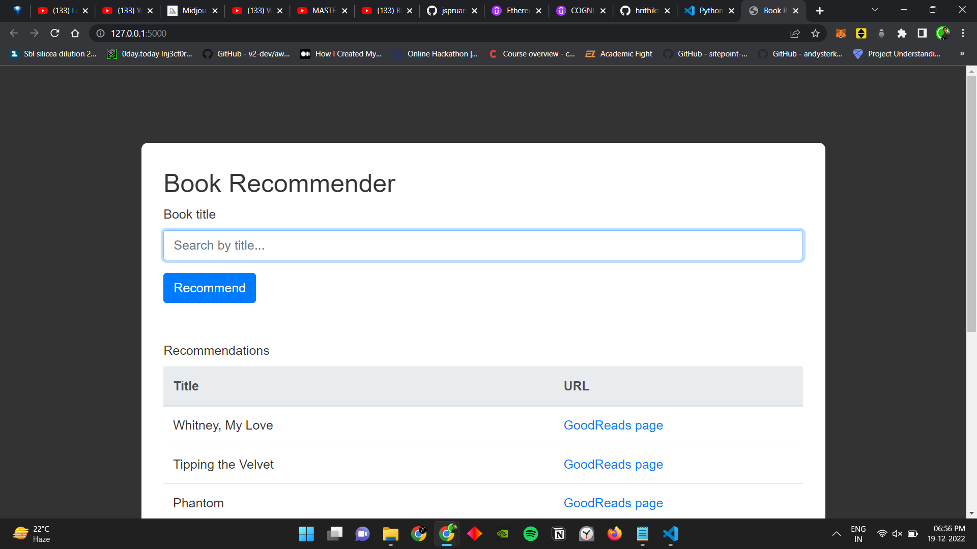 GitHub - hrithiksaini99/Novel-Recommendation-System