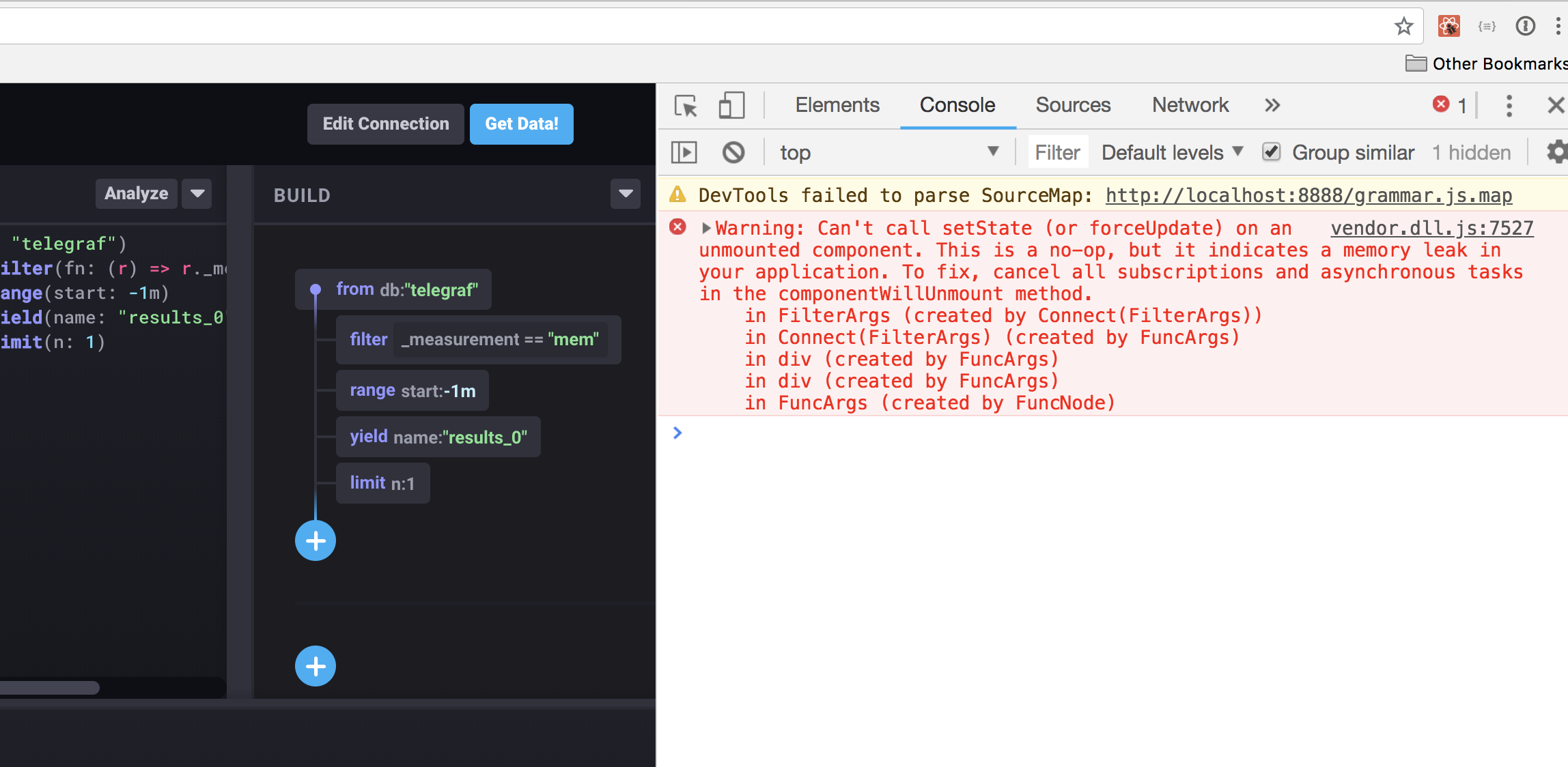 SetState being called on unmounted FilterArgs · Issue #3638 · influxdata/chronograf · GitHub