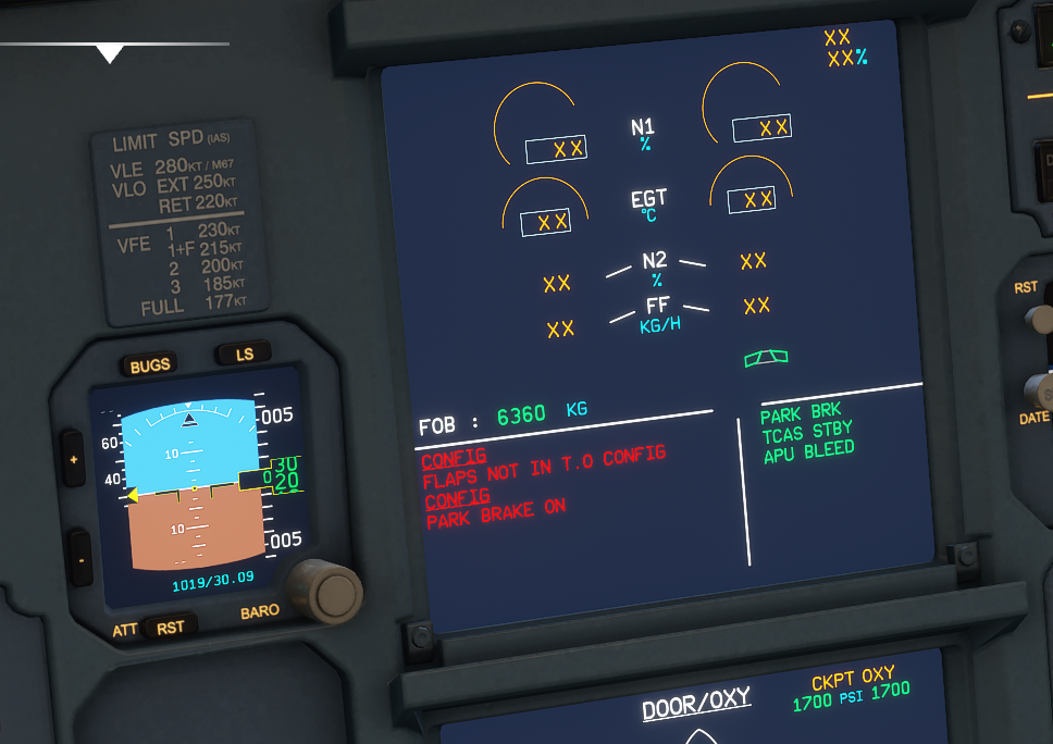 [BUG] Upper ECAM message doesn't reset after TOGA on ground · Issue ...