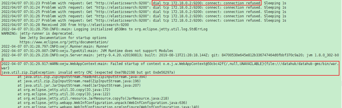Unable To Run Quickstart Datahub Gms Is Running But Not Healthy · Issue 4606 · Datahub Project