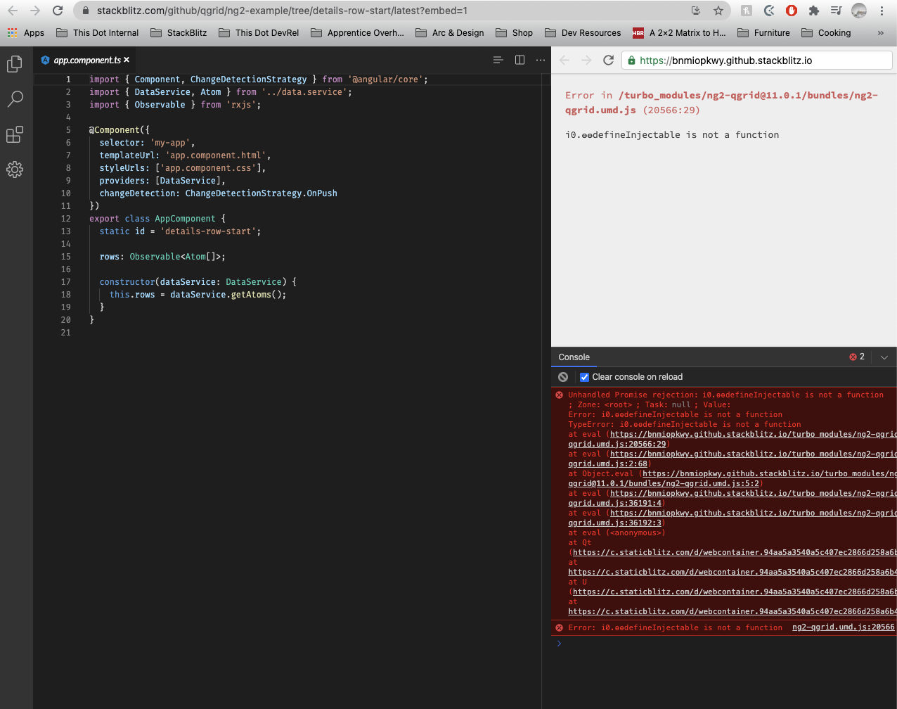 "edit on stackblitz" link doesn't work correctly · Issue #898 · stackblitz/core · GitHub