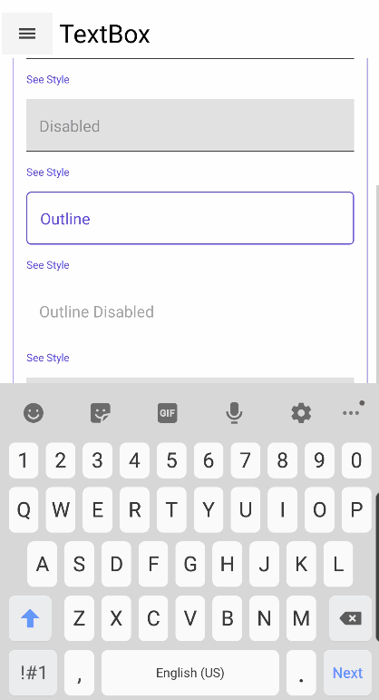 [Android][TextBox] Unable to scroll to bottom of sample when a textbox is in focus · Issue #129 ...