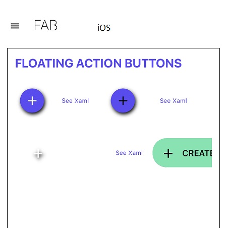 [iOS][Android][FAB] Create buttons not displayed correctly. One not ...