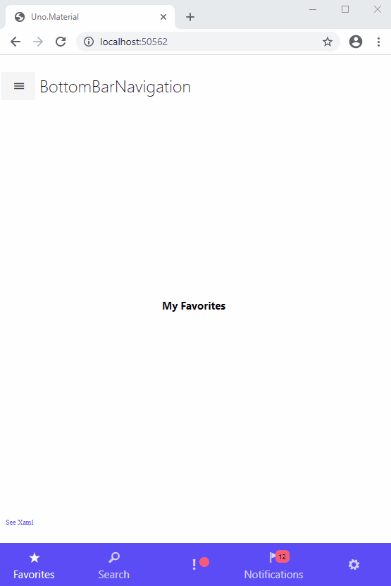 [WASM][Ripple][BottomBarNavigation][Button] Ripple effect only occurs the first time a button is ...