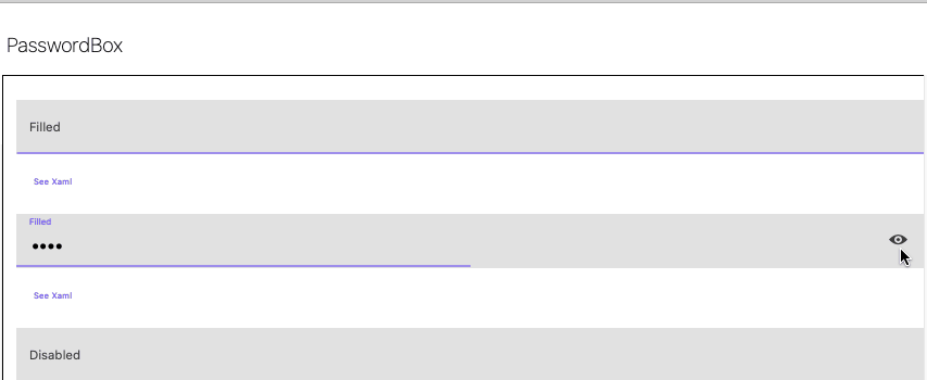 [macOS][PasswordBox] Password reveal button does not work · Issue #256 · unoplatform/Uno.Themes ...