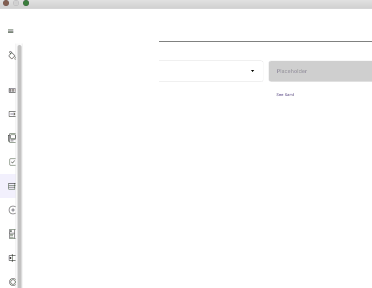 [macOS] When closing NavigationView a white box is still present where expanded navigationview ...