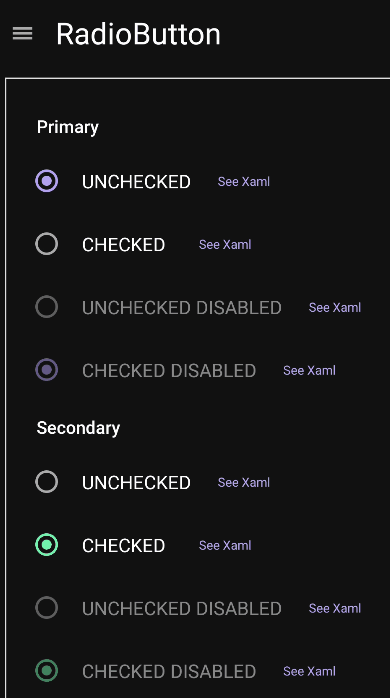 Android Wasm Macos Radiobutton Clicking A Radiobutton Causes The Button Text To Flash