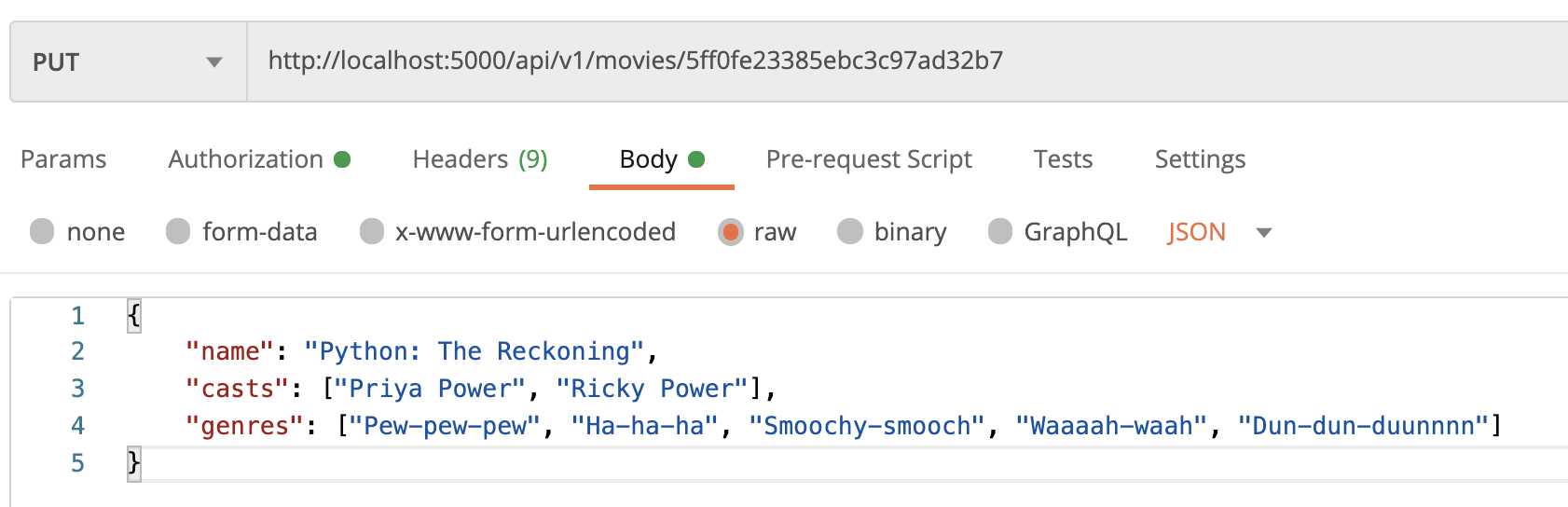 Github Priyapowerpractice Api Movies This Is A Python Rest Api Backend Server That Exposes