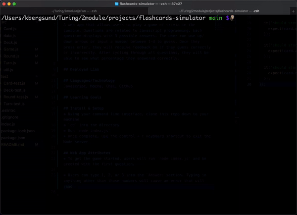 GitHub - kbergsund/console-trivia: Node & Vanilla Javascript Solo Project