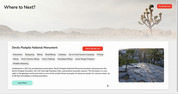 GitHub - kbergsund/where-to: Where to Next? is for planning outdoor ...