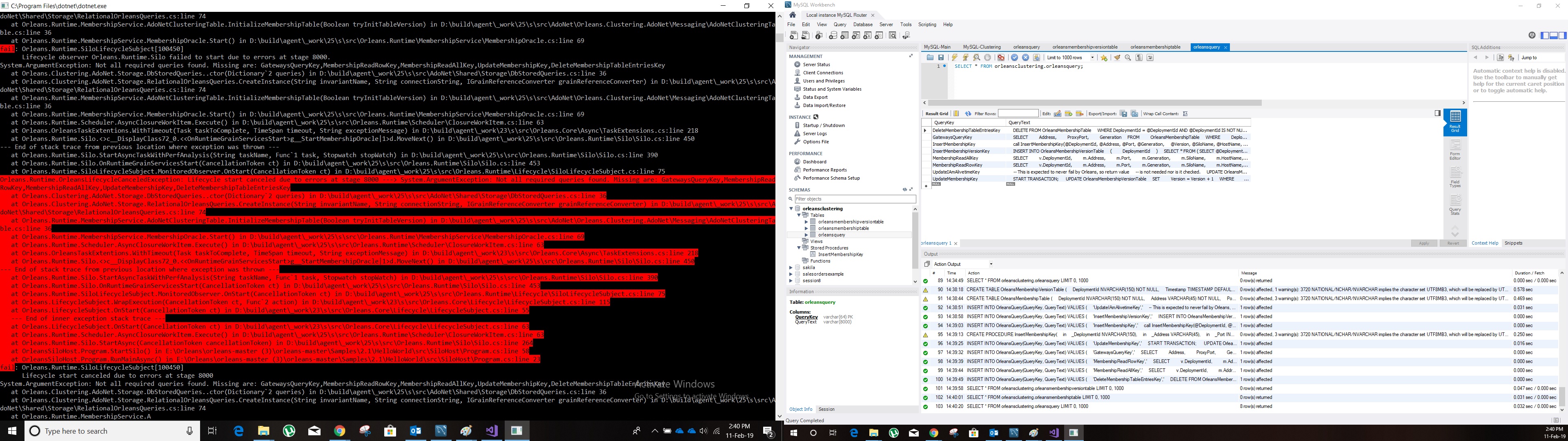 MySQL membership failed to start · Issue #5359 · dotnet/orleans · GitHub