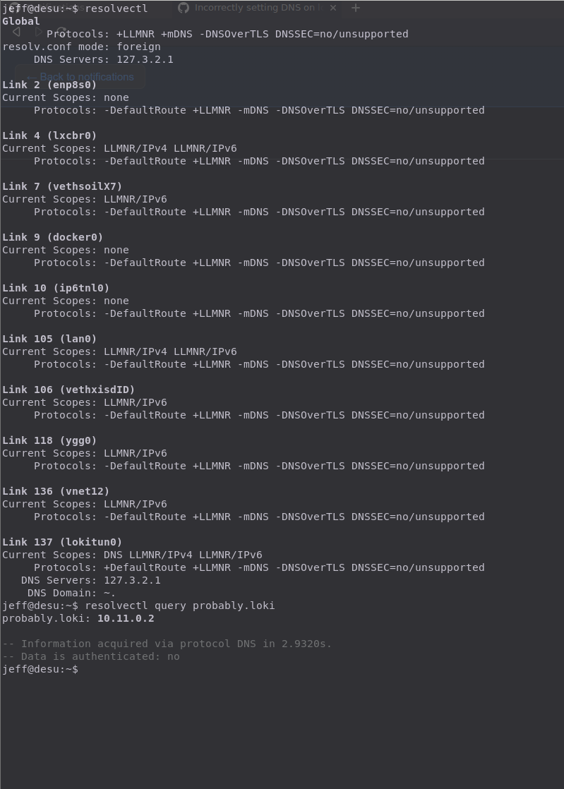 Incorrectly setting DNS on lokitun0 on start · Issue #1887 · oxen-io ...