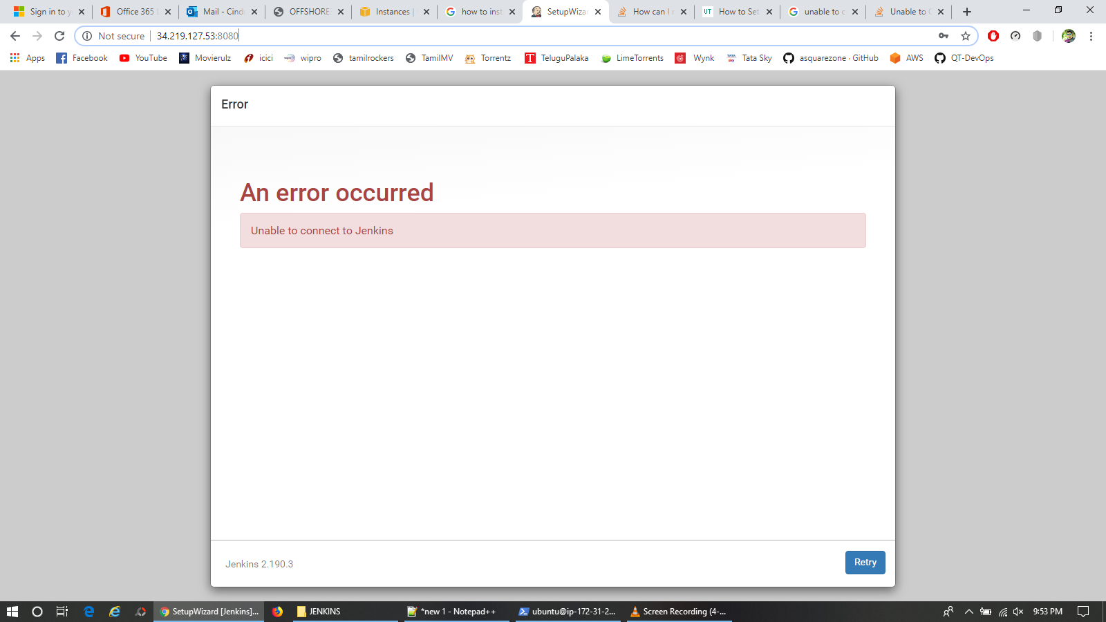 Jenkins Setup Error · Issue 674 · Qt Devops Devopsissues · Github