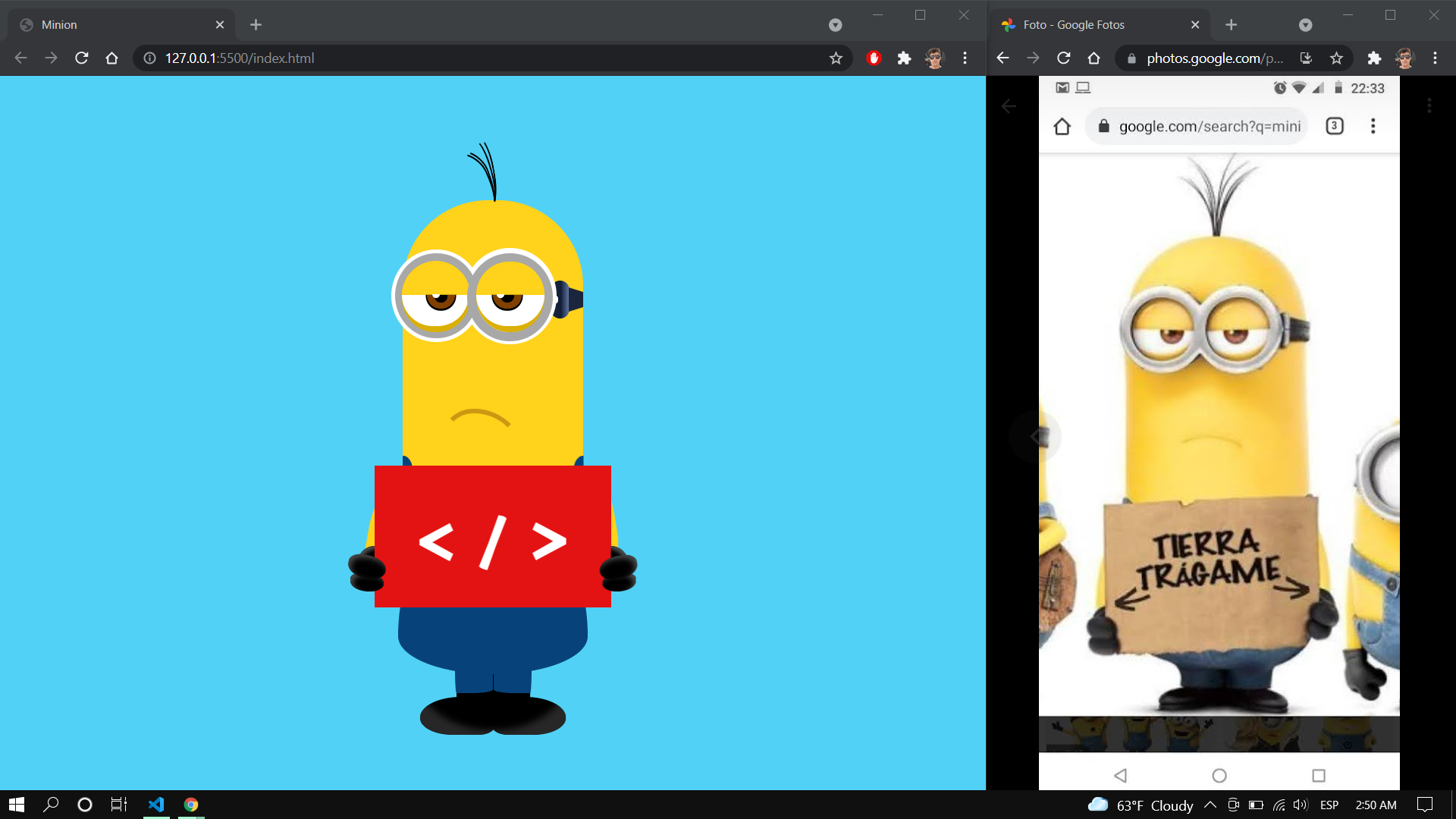 GitHub - FabianXRL16/MinionCSS: Minion drawing with pure css