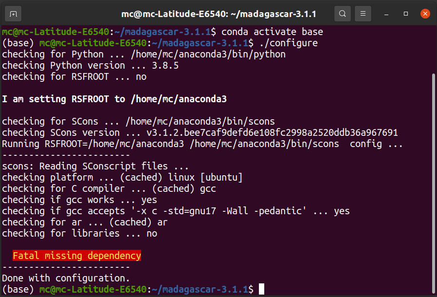 Fatal missing dependency · Issue #232 · ahay/src · GitHub