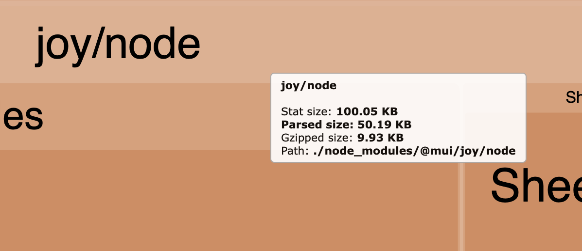 [RSC] The entire `@mui/joy/node` bundle is included in the client bundle when Joy UI component ...