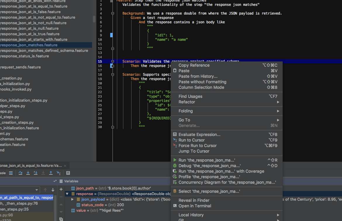 What's the meaning of step(the response json matches)? · Issue #65 · behave-restful/behave ...