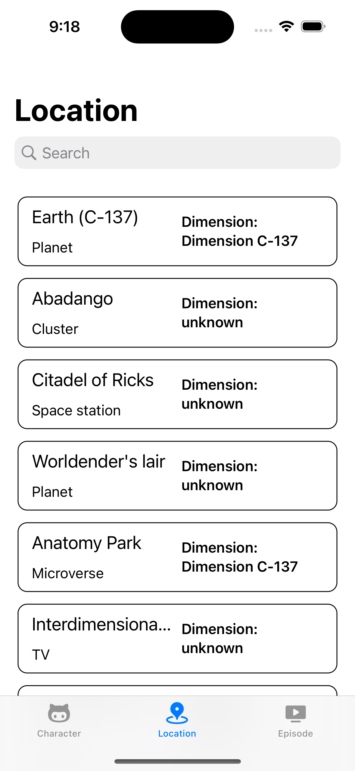 GitHub - williamsantoso93/Rick-and-Morty-App