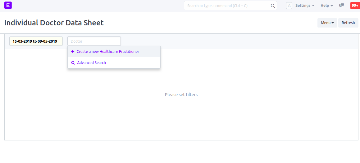 Individual Doctors data sheet · Issue #6 · techlift-tech/erpnext ...