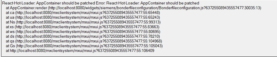 React-Hot-Loader: AppContainer should be patched Error: React-Hot-Loader: AppContainer should be ...