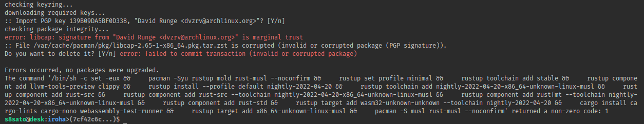 [BUG] `iroha2:base` image fails to be built · Issue #2551 · hyperledger-iroha/iroha · GitHub