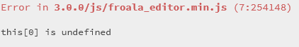 "this[0] is undefined" or "Cannot read property 'getBoundingClientRect' of undefined" in chrome ...