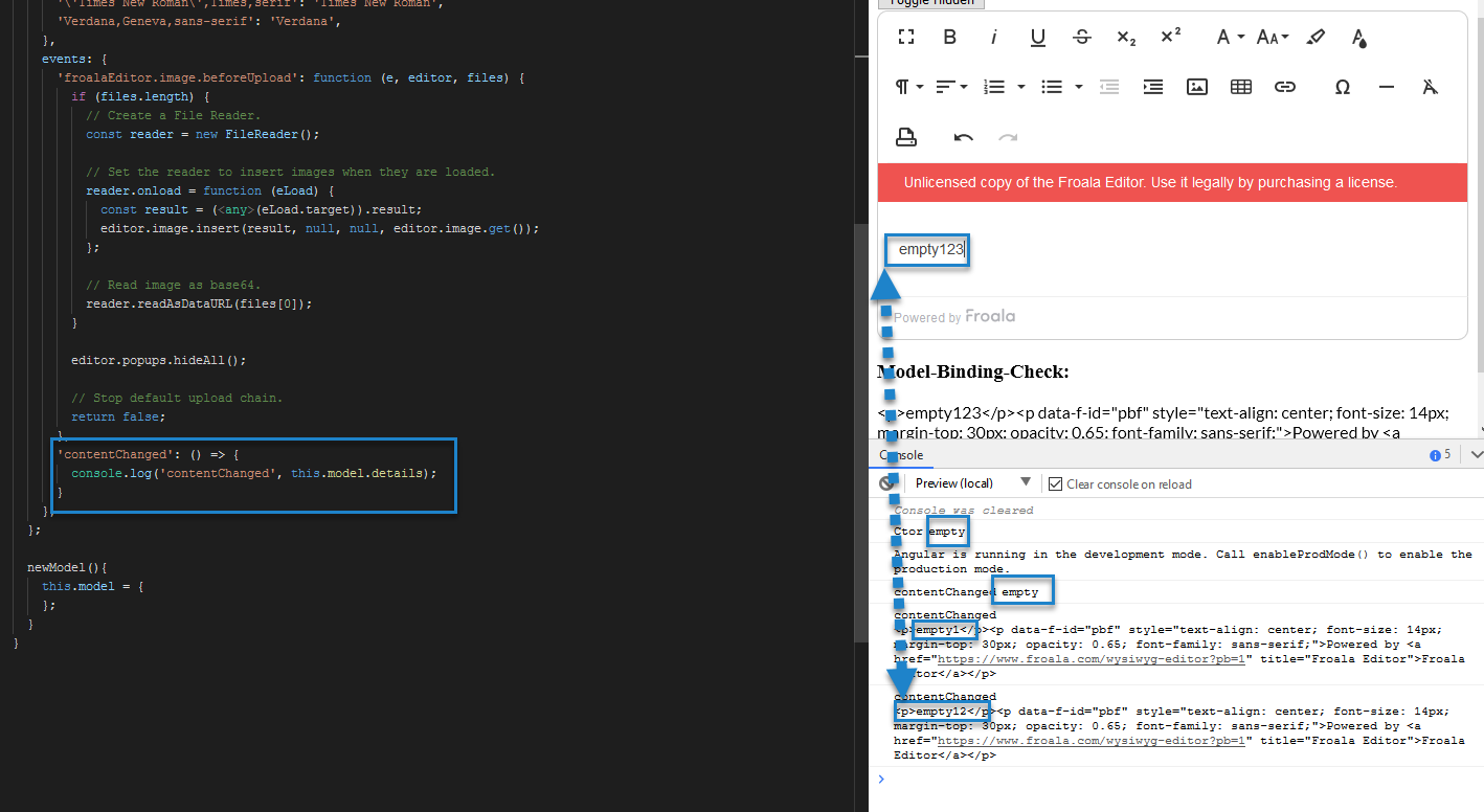 contentChanged event is triggered before binding is updated · Issue #321 · froala/angular-froala ...