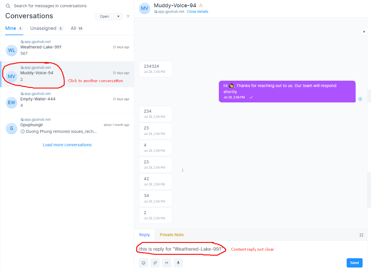 feat: Reply box should be cleared when conversation context changes · Issue #5301 · chatwoot ...