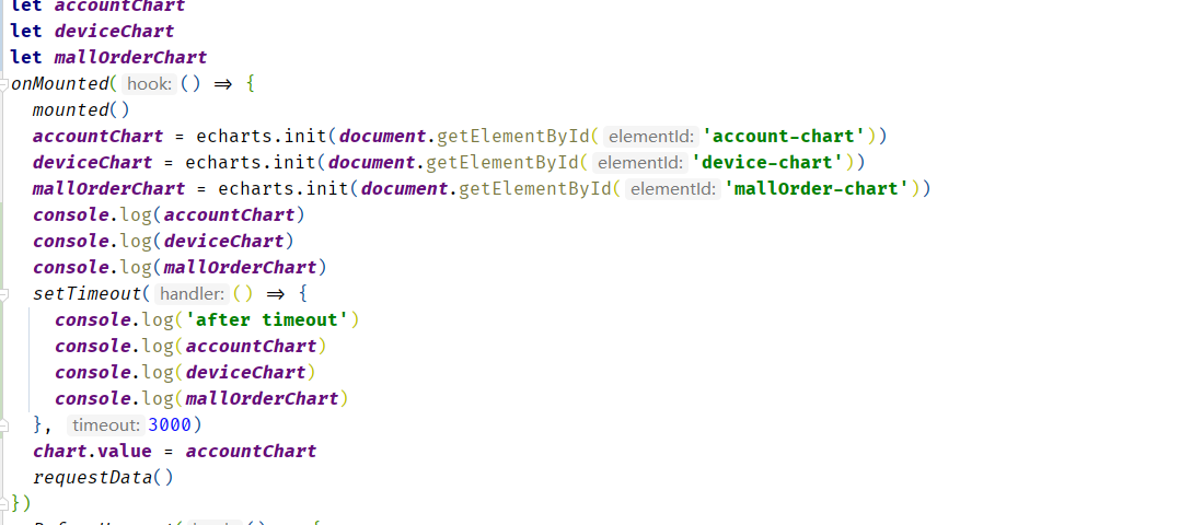 [Bug] 开发环境中不出现，经过打包后 echarts.init实例返回值过一段时间会改变成HTML标签。 · Issue #16973 · apache/echarts · GitHub