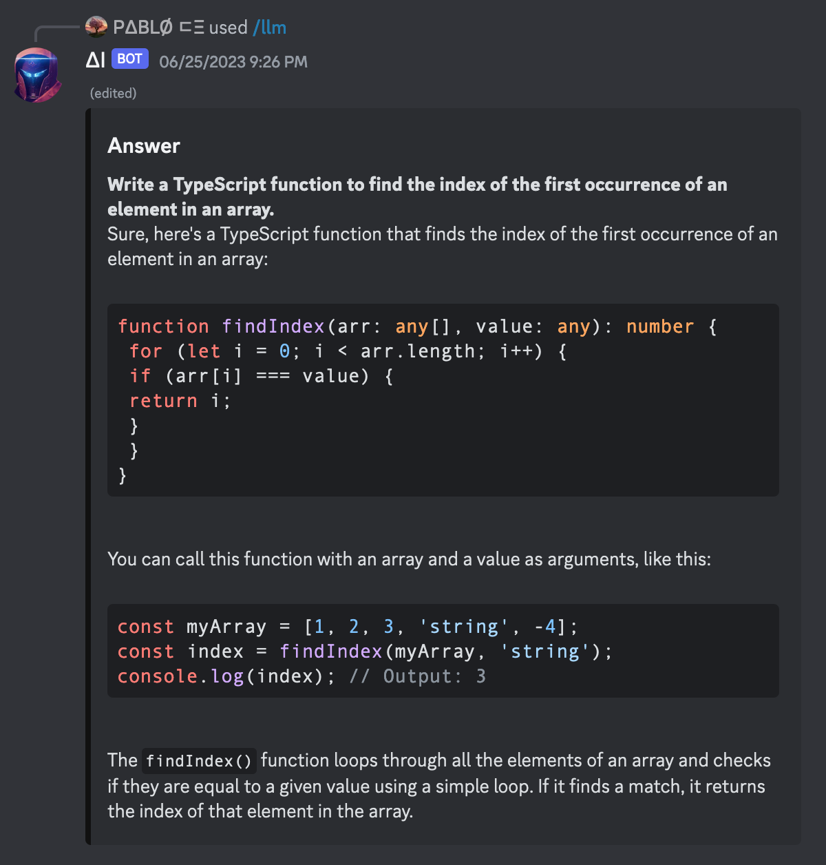 Add Embed message and increase the MESSAGE_CHUNK_SIZE to 4096 · Issue #20 · rustformers/llmcord ...