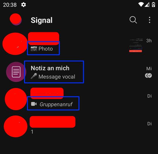 Different Languages In Conversation List View · Issue 10279 · Signalappsignal Android · Github