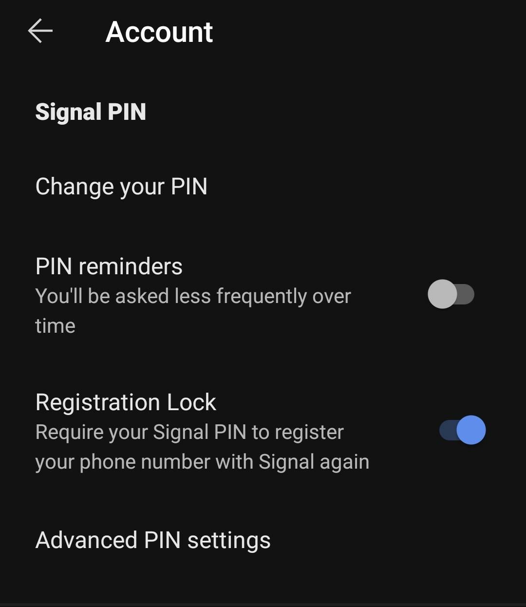 disable "verify your signal PIN" · Issue #12227 · signalapp/Signal ...