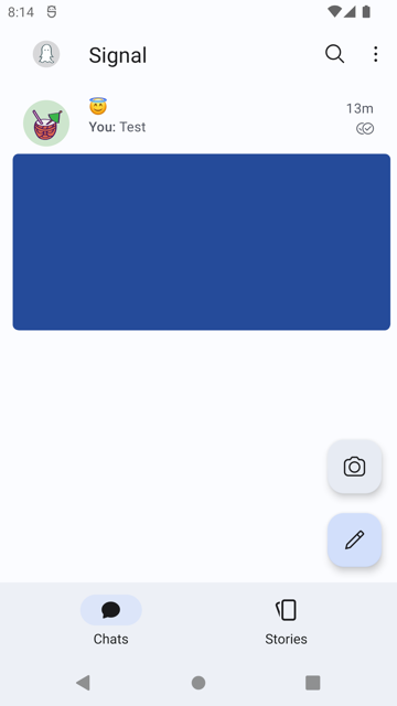 group chat does not disappear in overview even last message is deleted ...