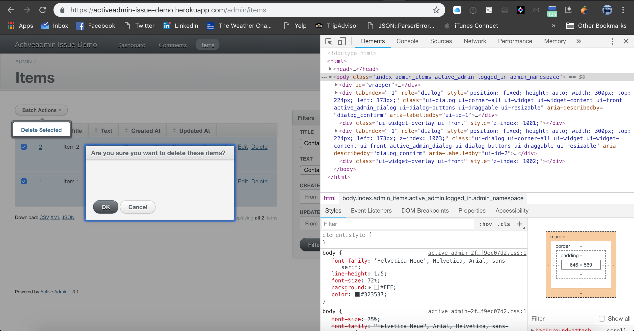 Batch action with turbolinks attaching click event twice · Issue #5553 · activeadmin/activeadmin ...