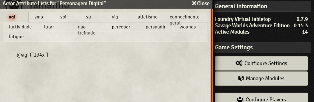 It's not working anymore · Issue #1 · relick/FoundryVTT-Actor-Attribute-Lists · GitHub